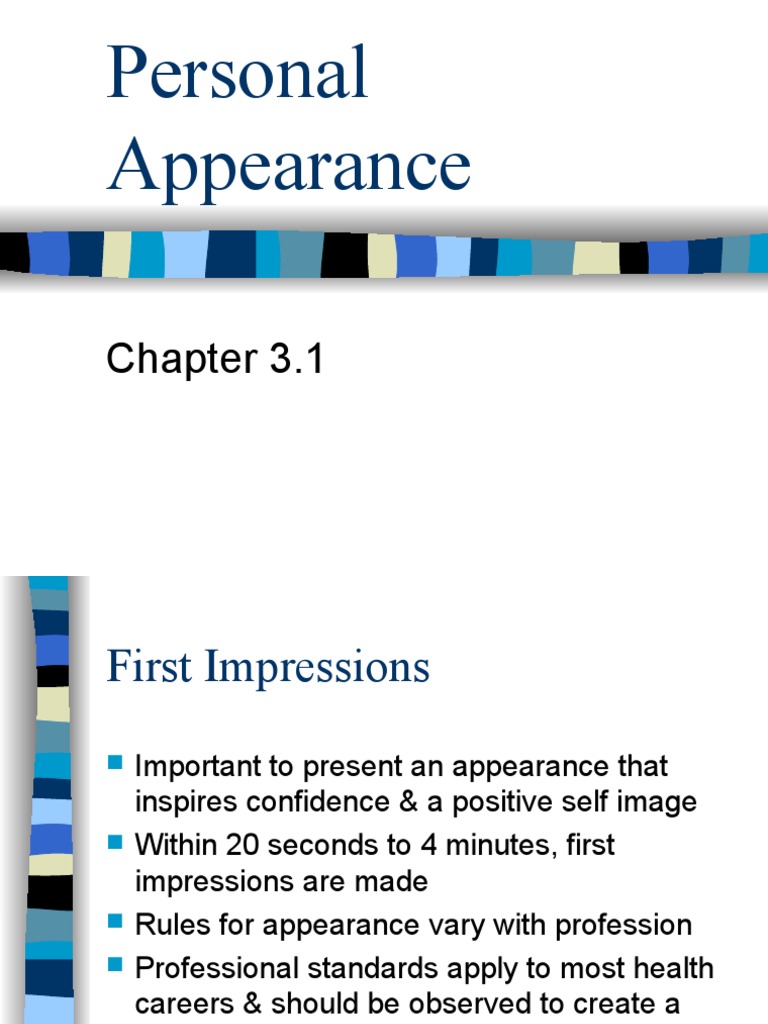 Soft Skills - Personal Appearance | PDF | Stress (Biology) | Leadership