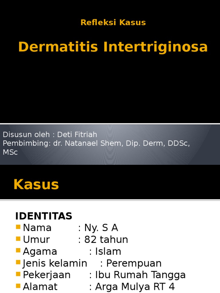 Dermatitis Intertriginosa | PDF