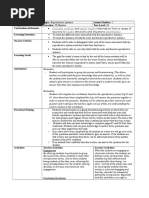 Biology Lesson on Reproductive Organs | PDF | Learning | Lesson Plan