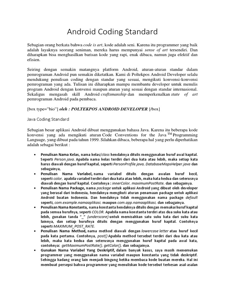 Modul Pemrograman Android PDF | PDF