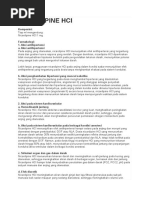 Tabel Dosis Nicardipin | PDF