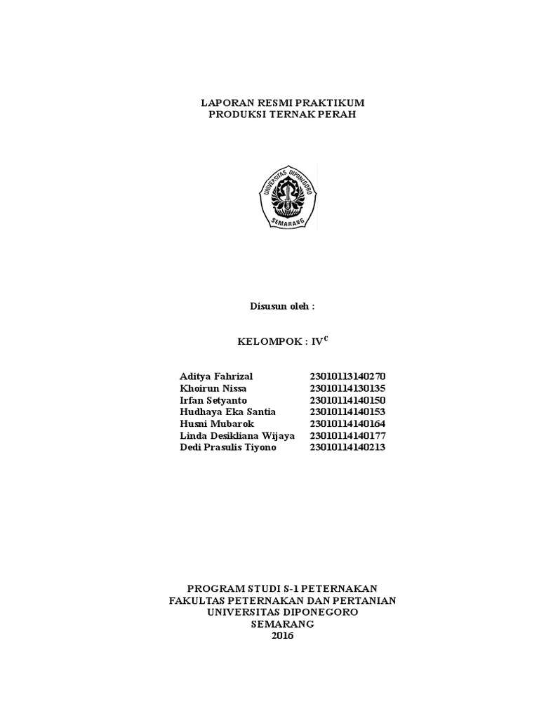 Format Laporan PTP | PDF