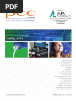 Dow Surfactants: Reference Chart | PDF | Surfactant | Emulsion