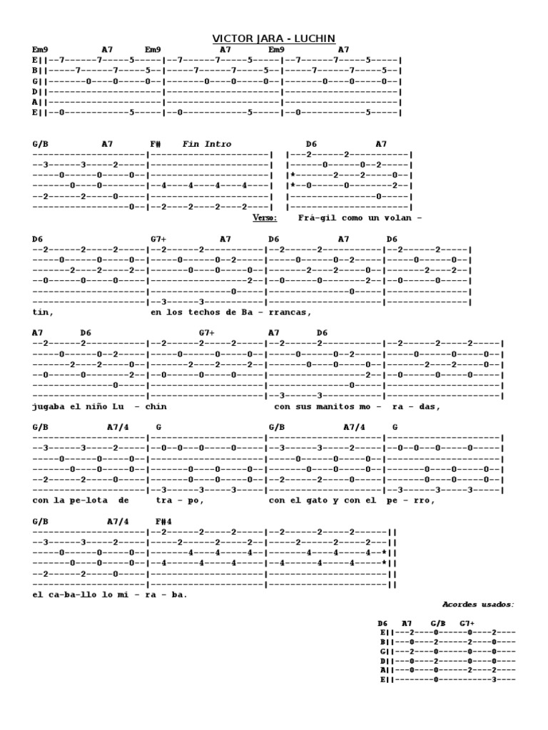 VICTOR JARA - LUCHÍN