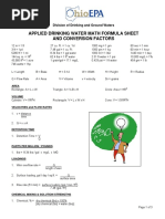 Example Calculations of Chlorine Dosage | PDF | Mass Concentration ...