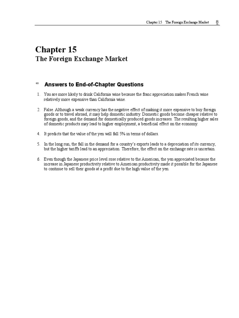 Chapter 15 HW Solution | PDF | Exchange Rate | Euro