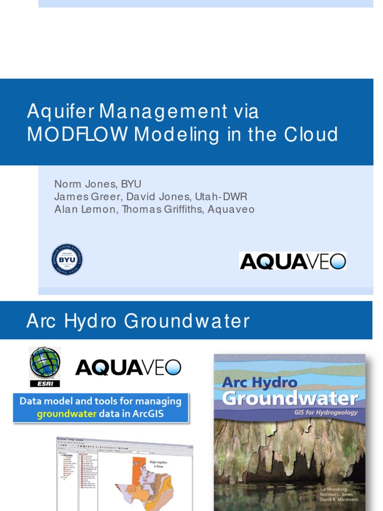 Aquifer Management Via MODFLOW Modeling in The Cloud | PDF | Groundwater | Computing