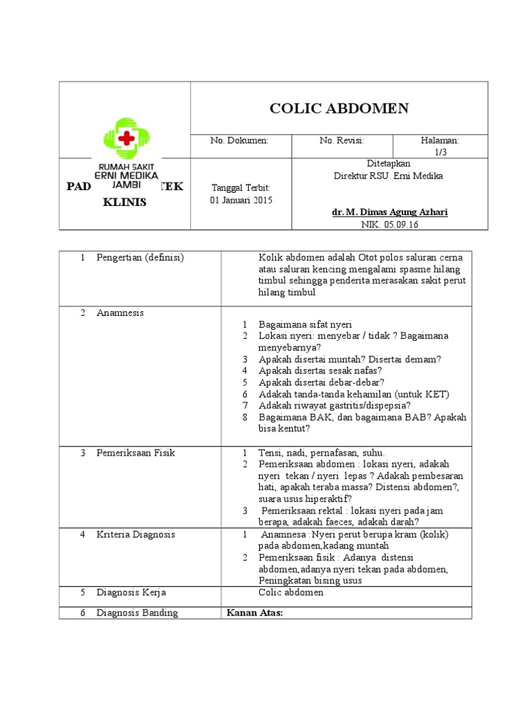 Colic Abdomen | PDF