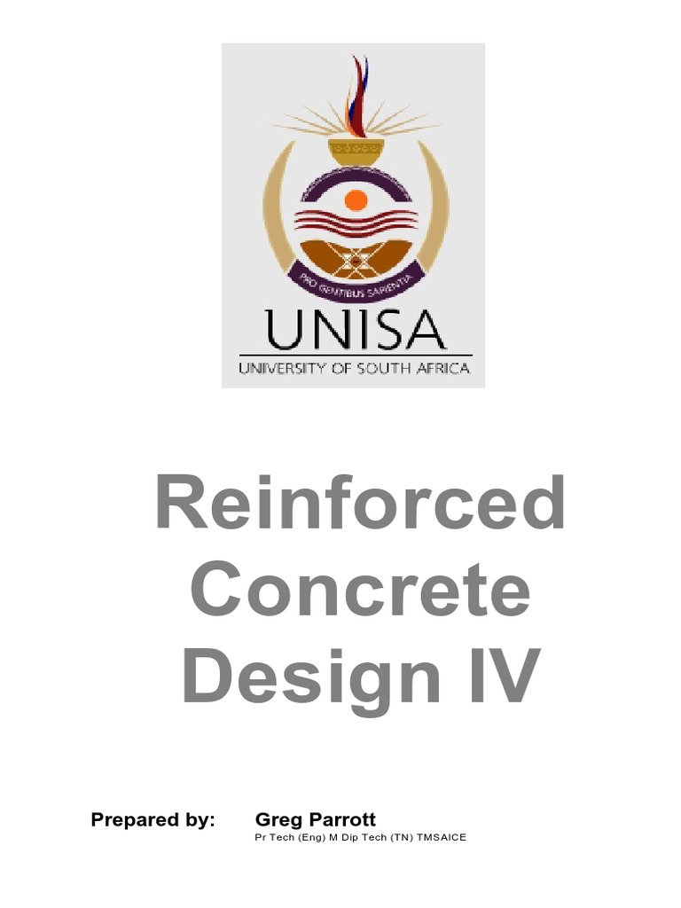 UNISA Reinforced Concrete Design Study Guide | PDF | Beam (Structure ... UNISA Reinforced Concrete Design Study Guide | PDF | Beam (Structure ...