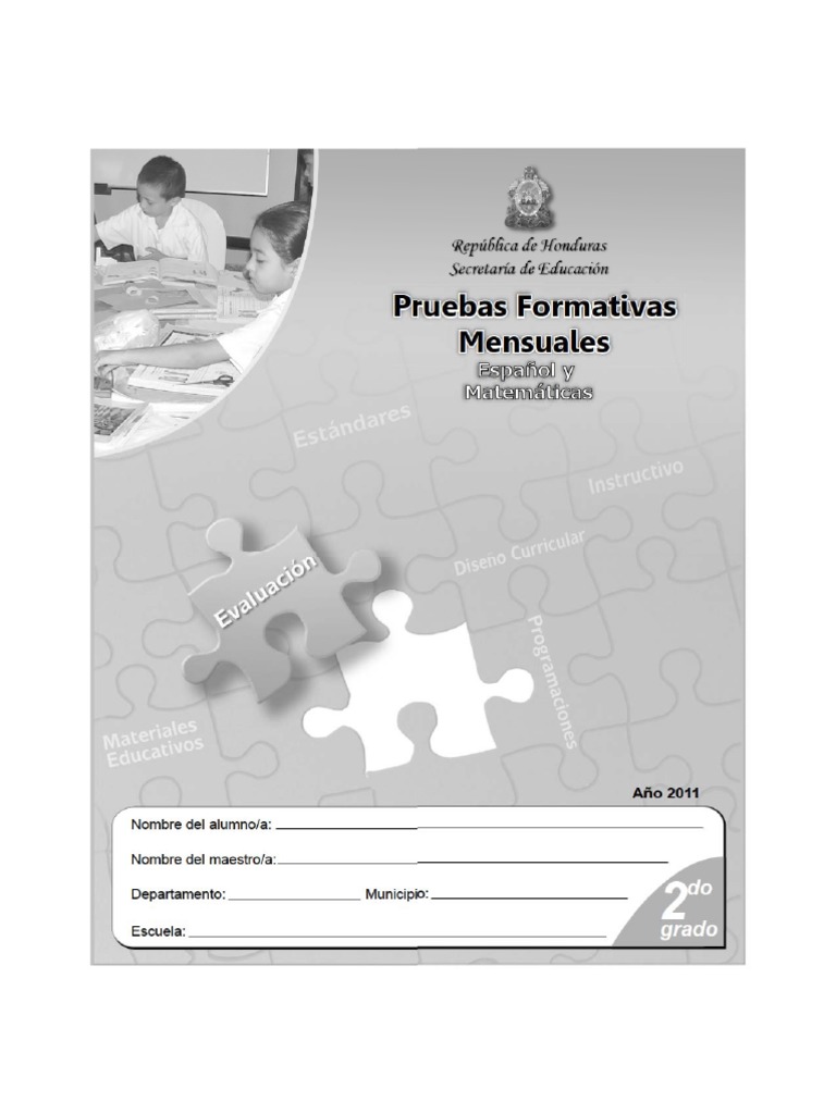 Prueba Formativa 2 ESP-MAT (2011) Web | PDF