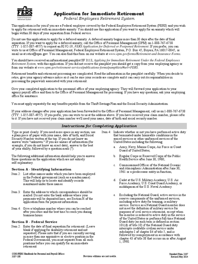 SF 3107 | PDF | Irs Tax Forms | Cheque