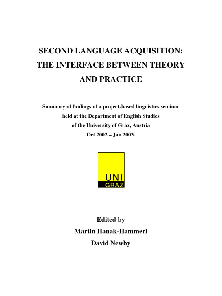 Language Learning Theories | PDF | Second Language Acquisition ...