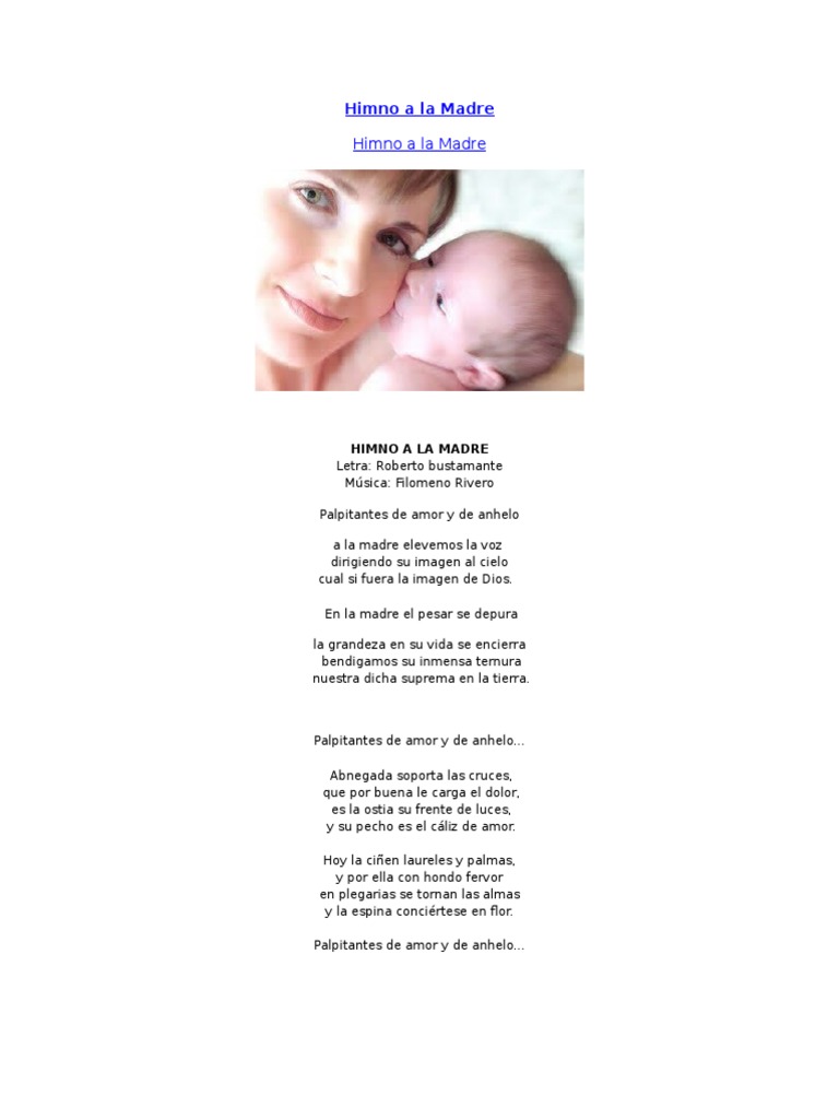 Himno A La Madre | PDF