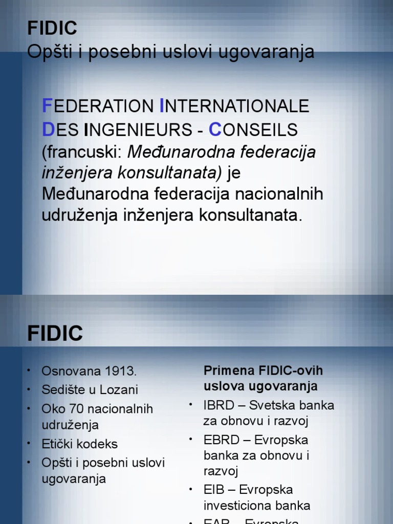 7 Fidic | PDF