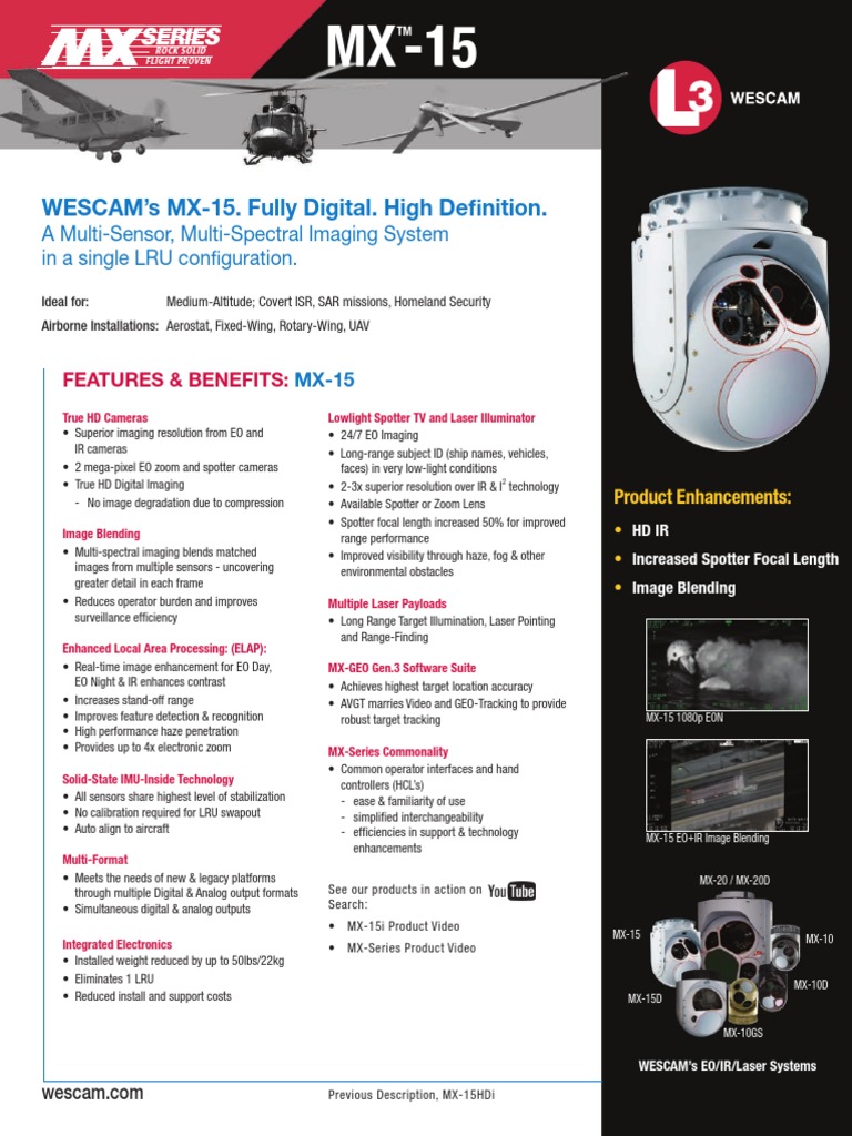 WESCAM's MX-15. Fully Digital. High Definition | Download Free PDF ...