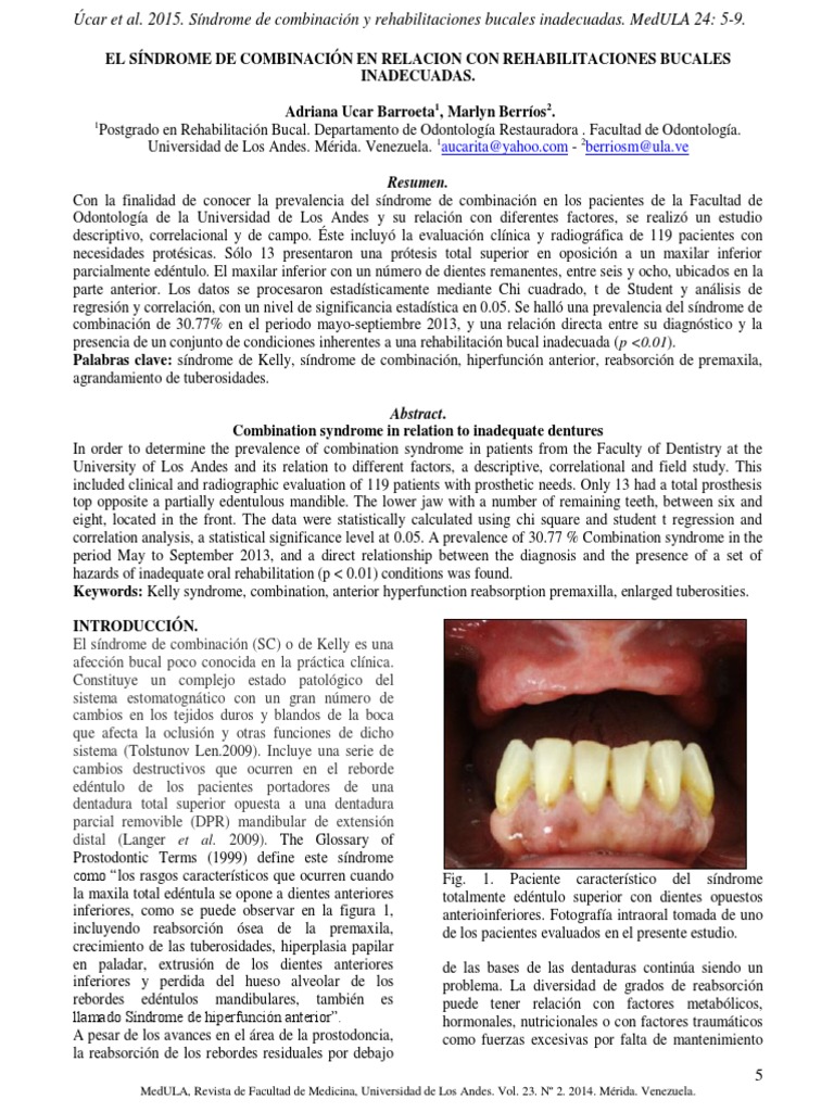 Sindrome de Kelly | PDF | Osteoporosis | Diente humano