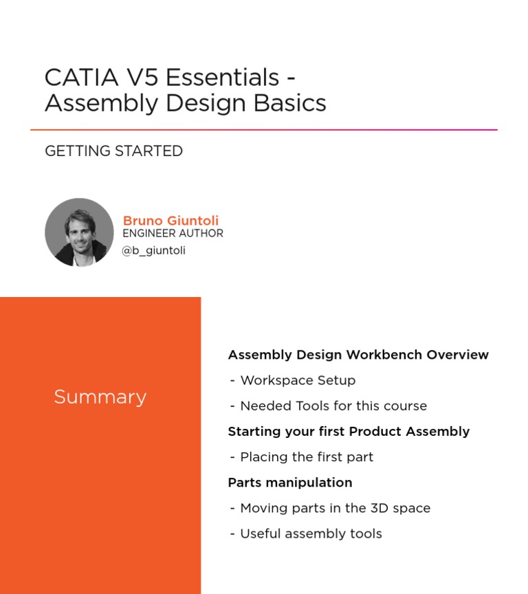 1 Catia v5 Essentials Assembly Design Basics m1 Slides PDF | PDF | Application Software ...