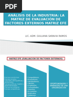 Matriz PC EFI y EFE | PDF | Microeconomía | Mercado (economía)
