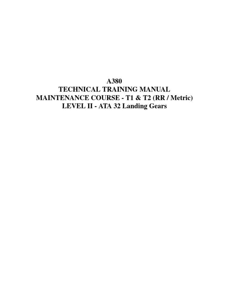 Level II - Ata 32 Landing Gears | PDF | Landing Gear | Brake