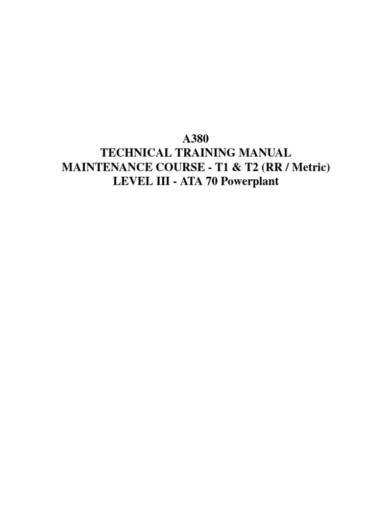 Level III - Ata 70 Powerplant | PDF | Throttle | Thrust