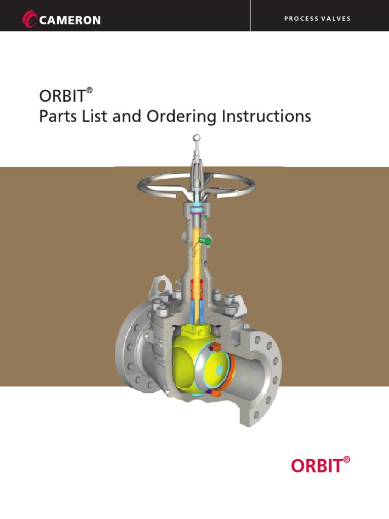 Orbit Parts List and Ordering Instructions | PDF | Valve | Screw