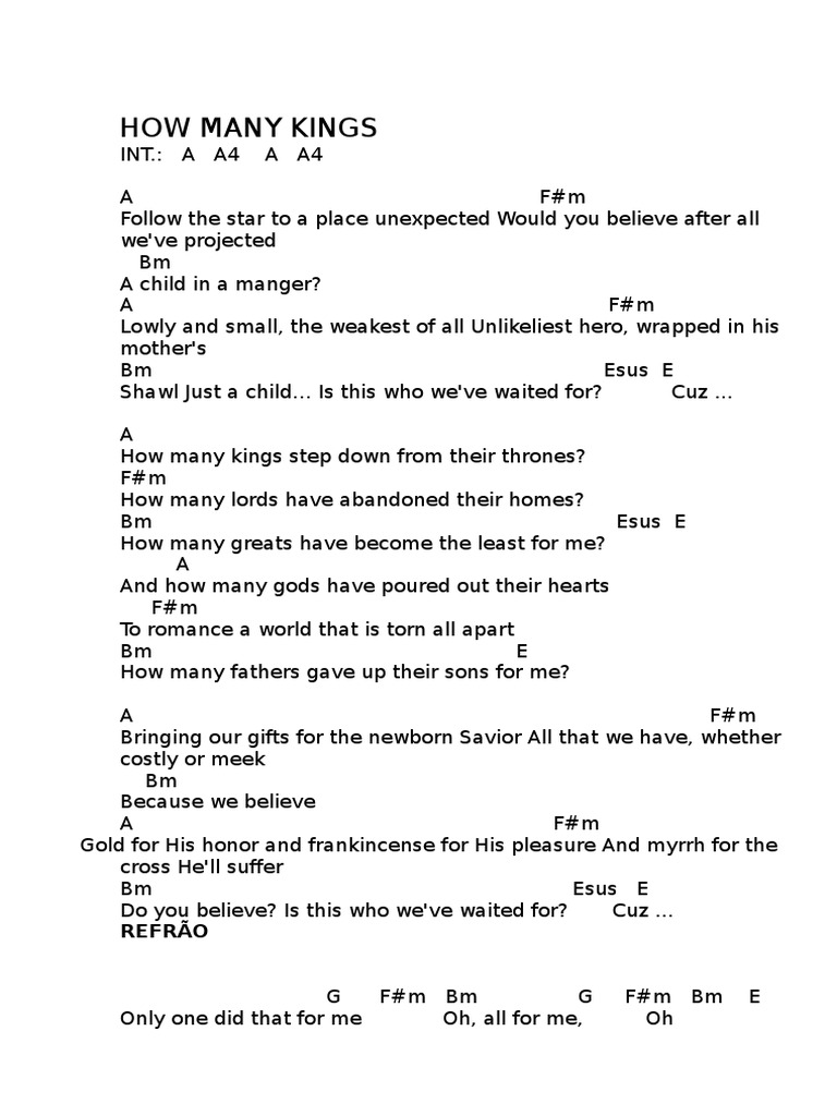 How Many Kings | PDF