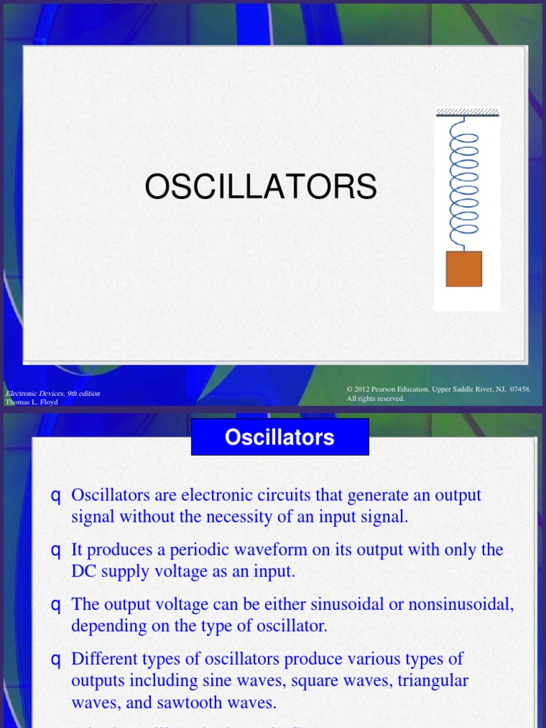 Oscillators | PDF | Electronic Oscillator | Amplifier