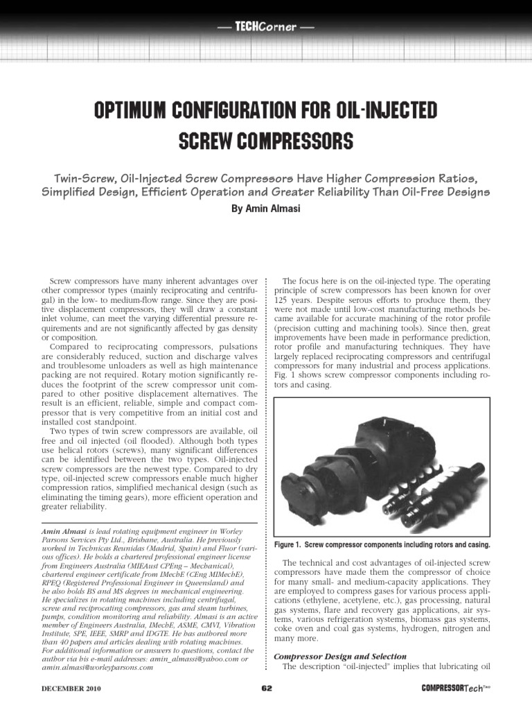 Screw Comp | PDF | Gas Compressor | Bearing (Mechanical)