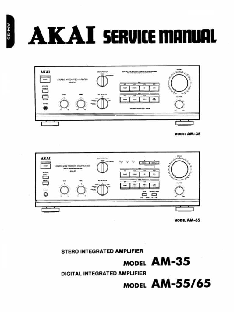 Akai Am-35 55 65 | PDF