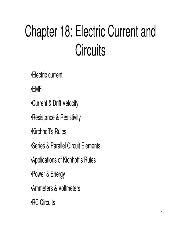 Understanding Electric Circuits: Key Concepts and Applications of ...