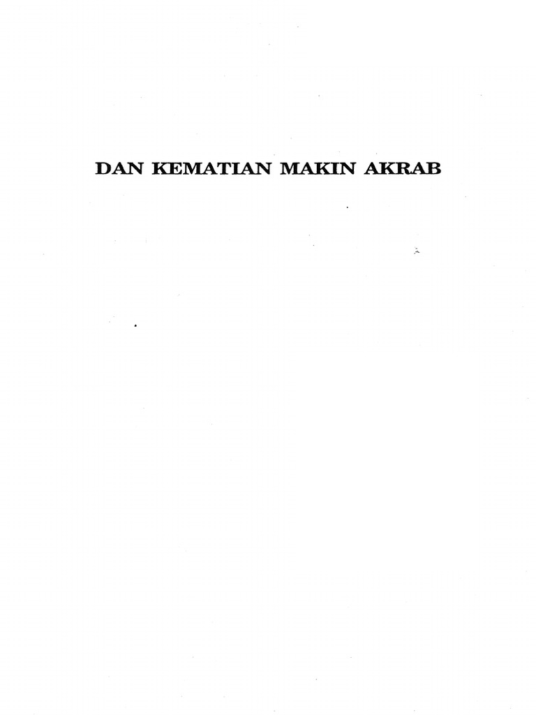 Subagio Sastrowardoyo-Dan Kematian Makin Akrab - Pilihan Sajak-Gramedia ...