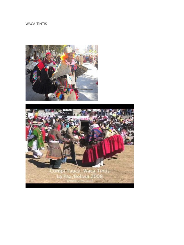 Danza Waca Waca y su Vestimenta | PDF | Flauta | Vacas