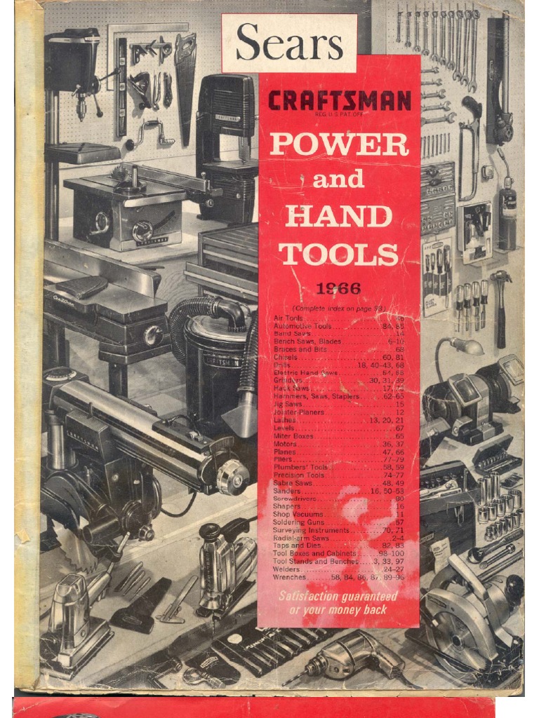 1966 Craftsman Tool Catalog Overview | PDF | Technology & Engineering