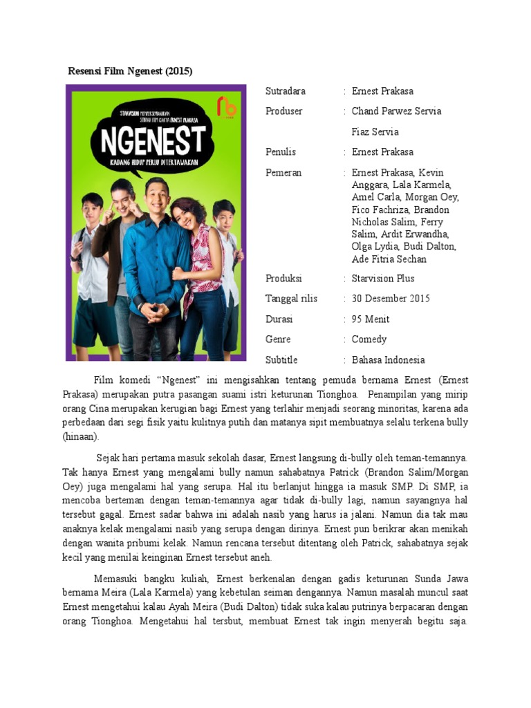 Contoh Resensi Film - lasopacm