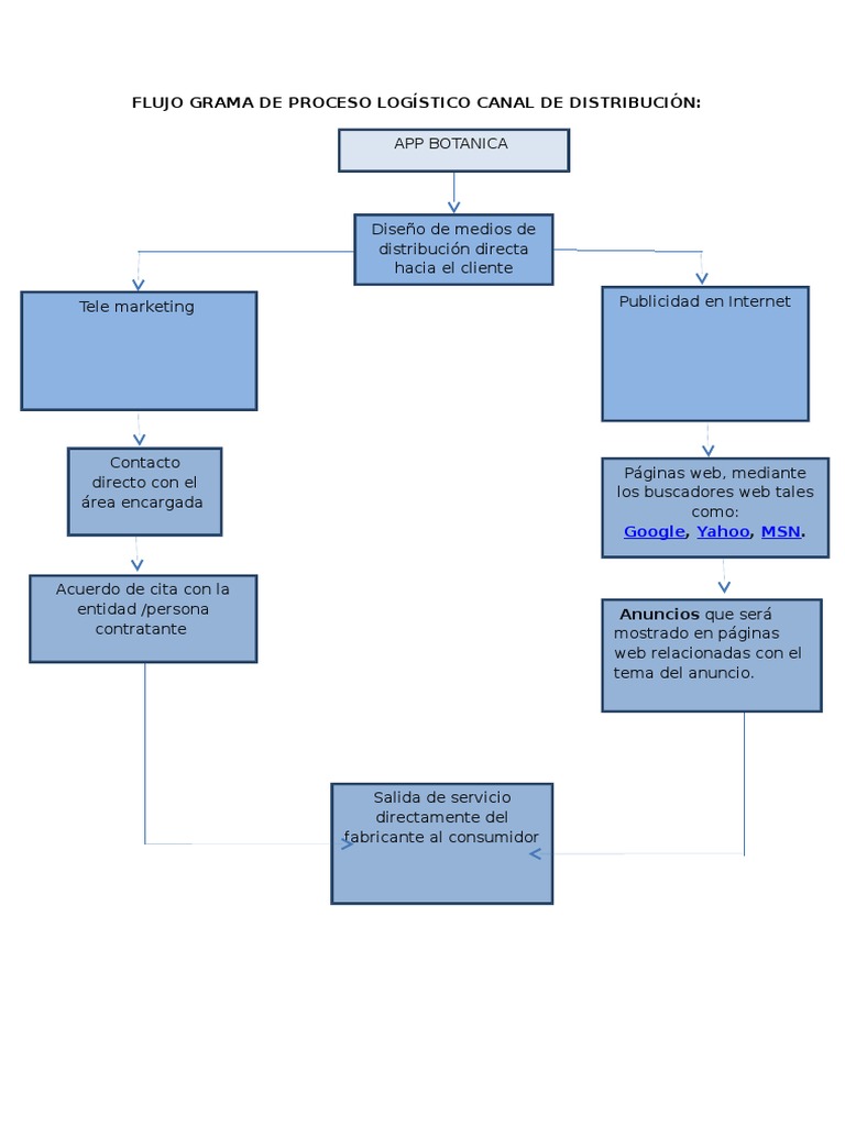 Flujo Grama de Proceso Logístico Canal de Distribución-1