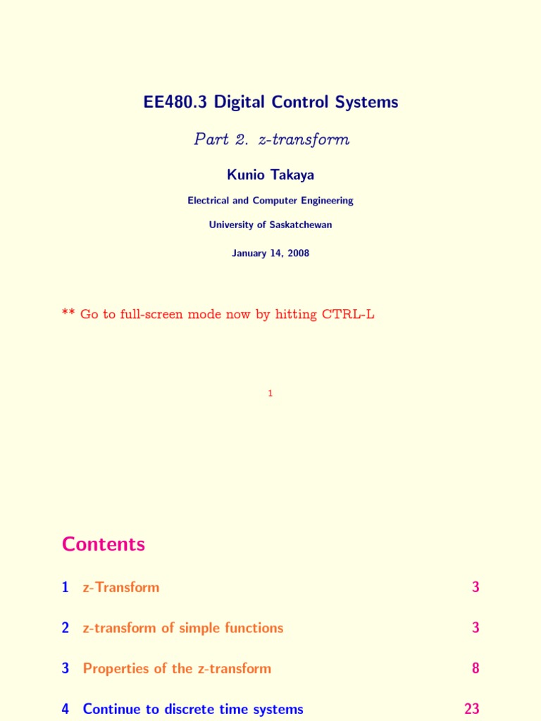 Z Transform Pdf Pdf Mathematical Analysis Mathematical Objects