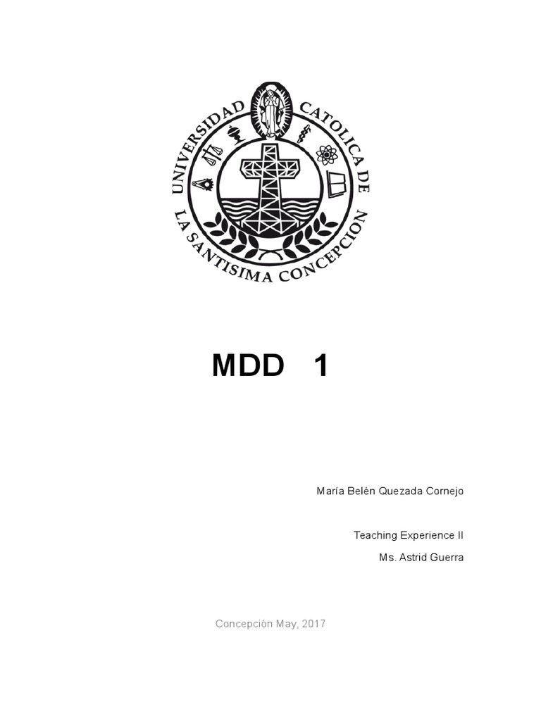 MDD 1 | PDF | Classroom | Teachers