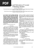Dehusking Machine Research Paper | PDF | Belt (Mechanical) | Coconut