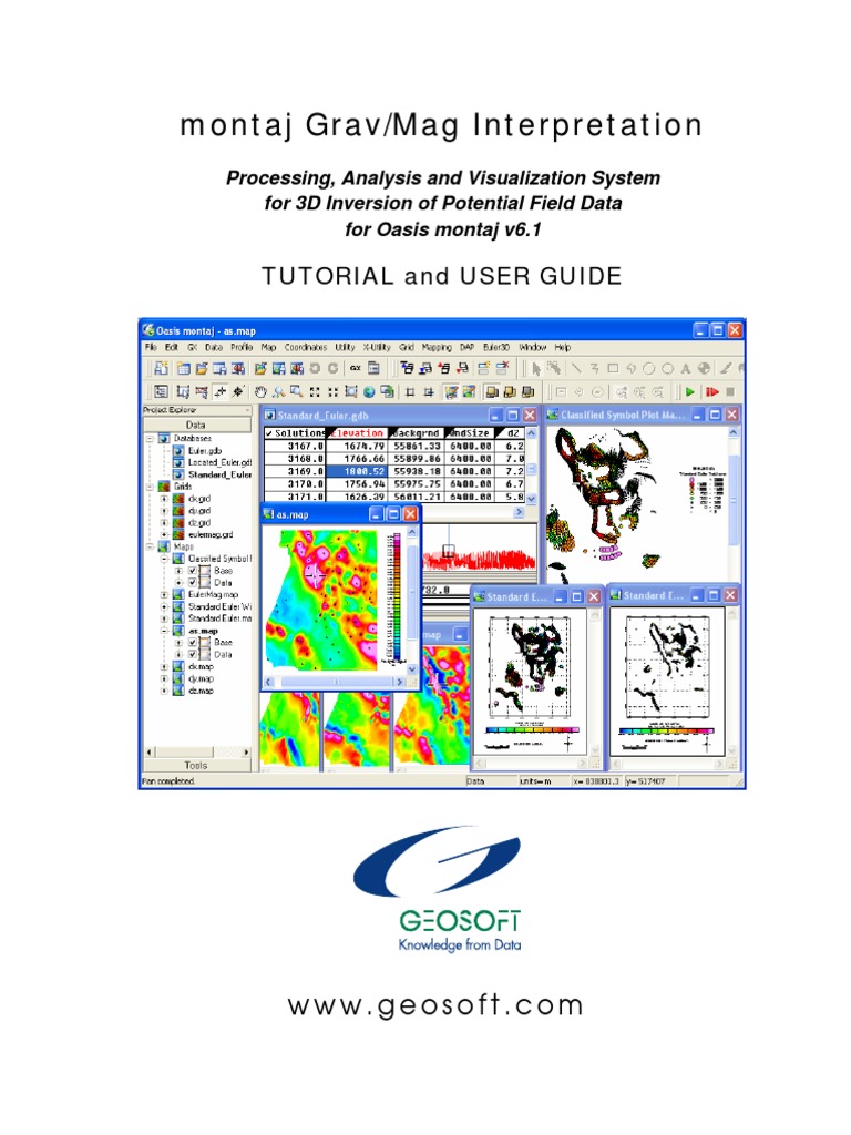 Montaj Grav/Mag Interpretation: Tutorial and User Guide | PDF | License ...