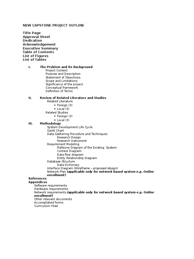 Capstone Format - IT 201 | PDF | System | Areas Of Computer Science