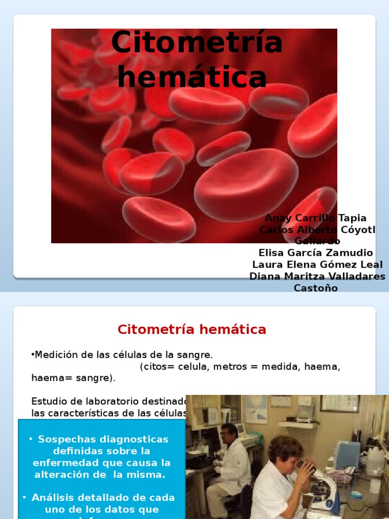 Citometría Hemática | PDF | Leucocito | Inmunología