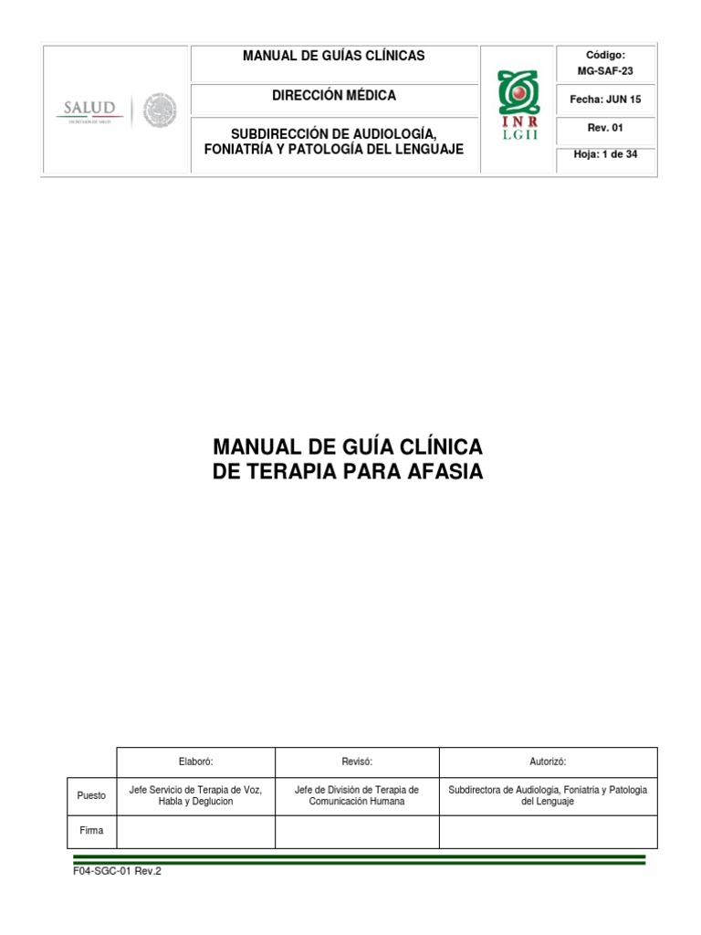 MG Saf 23 PDF | PDF | Afasia | Cerebro