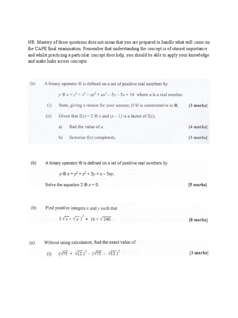 CAPE Exam Preparation Guide | PDF | Career & Growth