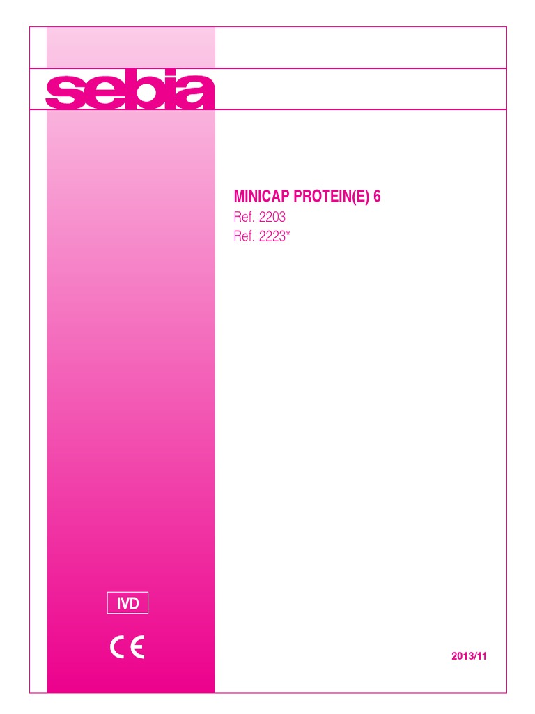SEBIA MINICAP PROTEIN ELECTROPHORESIS | Coefficient Of Variation | Gel ...