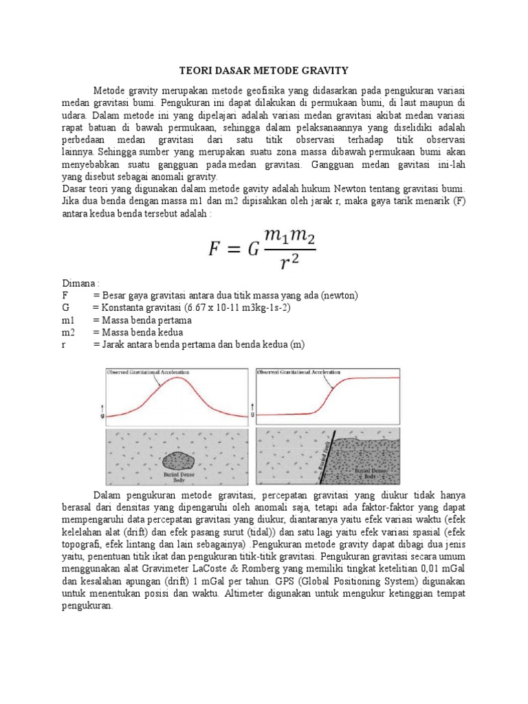 Teori Dasar Metode Gravity | PDF