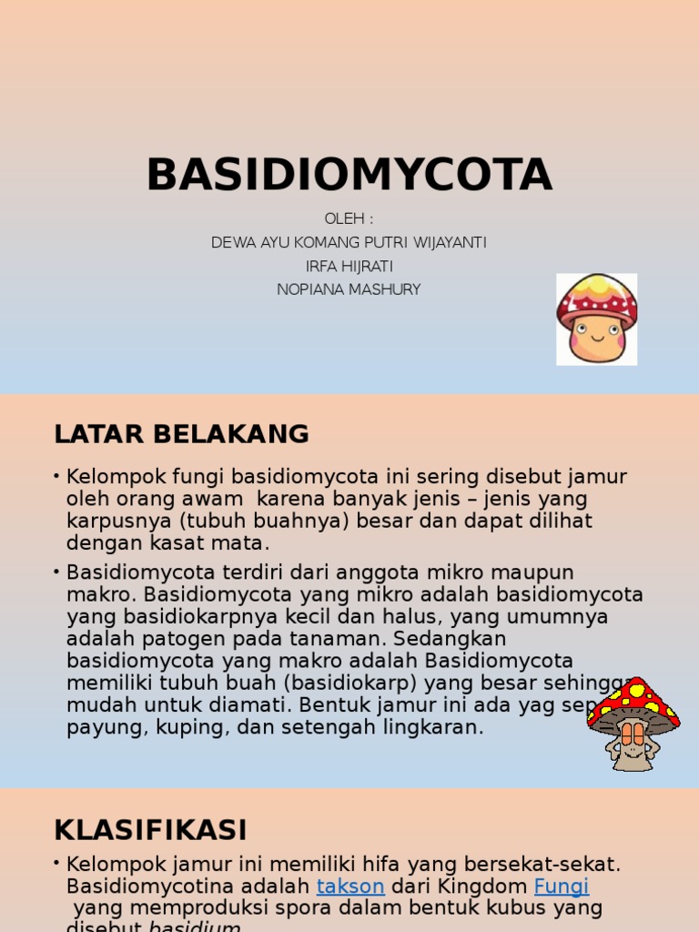 Karakteristik dan Reproduksi Basidiomycota | PDF