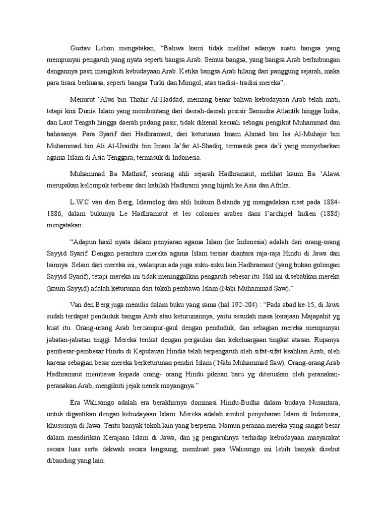 Sejarah Alawiyin | PDF