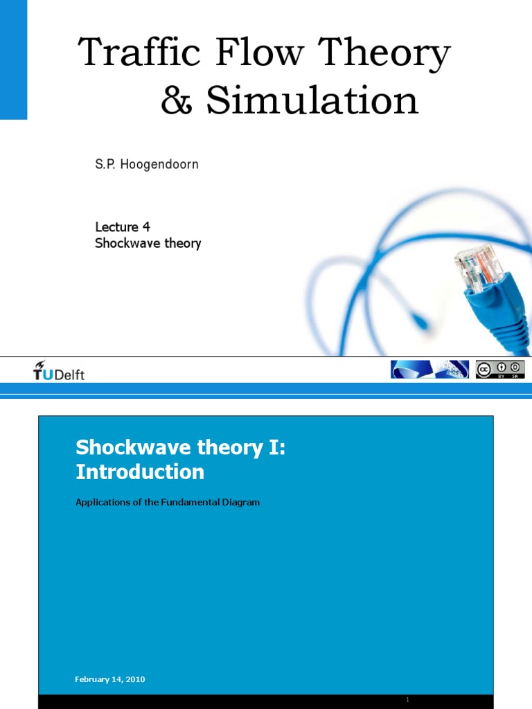 Traffic Flow Theory & Simulation: S.P. Hoogendoorn | PDF ...