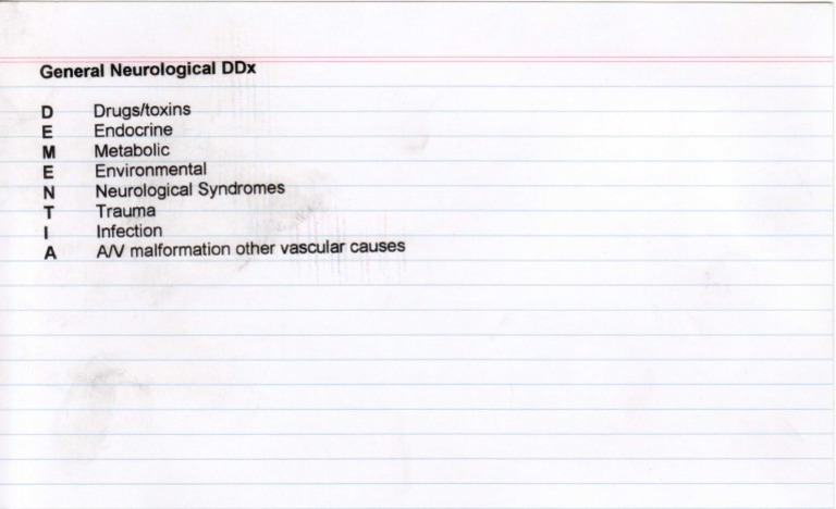 Neurological Differential Diagnosis Pdf Pdf