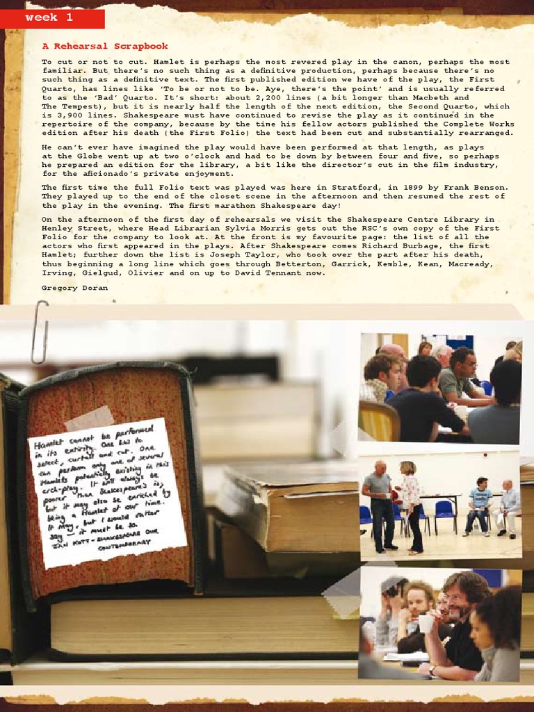 Hamlet 2008 Scrapbook | PDF | Hamlet | Costume